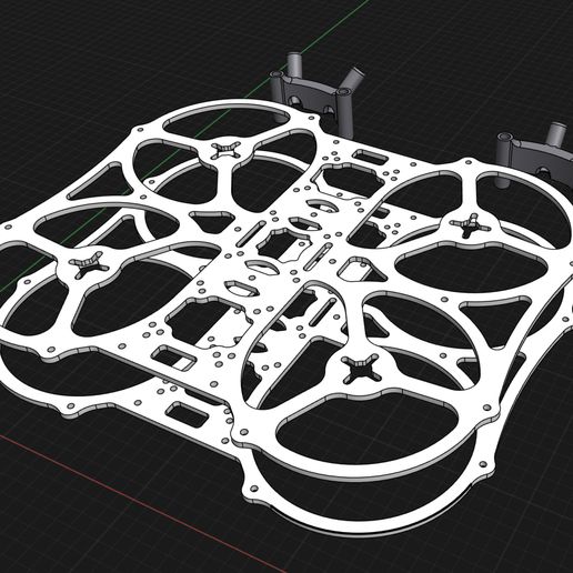 STEP file FPV Cinewhoop 2.5 inch (BL25) 🛸 ・3D printer design to ...