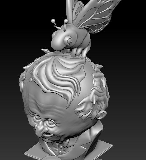 OBJ file Smiling Friends Boss Statue 👤 ・3D printer model to download・Cults