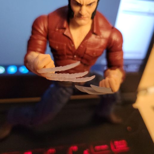 🦴 Marvel Legends Wolverine Bone Claws・Free OBJ File for 3D printing・Cults