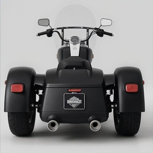 🏍️ Harley Davidson Tri Glide Ultra Classic・ STL File for 3D printing・Cults