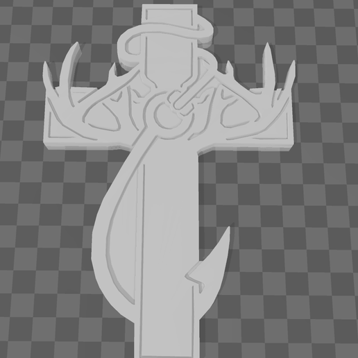 STL file Deer, Fish Cross 🦌 ・3D printer design to download・Cults