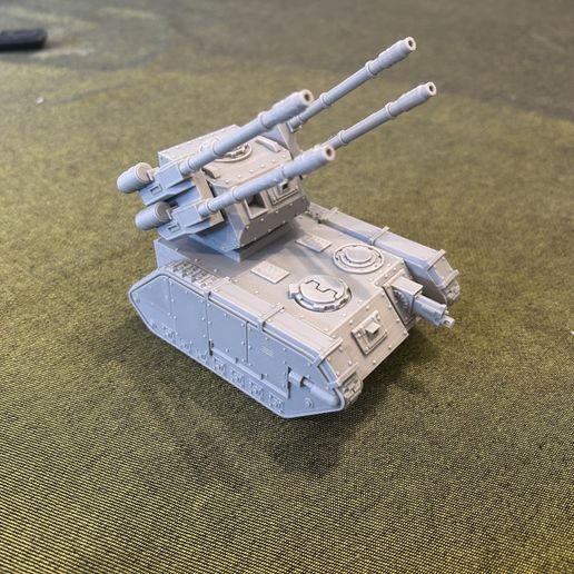 🪖 FDMYDRA FLAK SUPPORT TANK FOR GRIMDARK FUTURE HUMAN DEFENSE FORCE ...