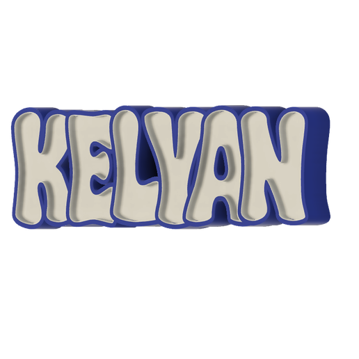 免费 STL 文件 bright name kelyan 🔆 ・可下载 3D 打印模型・Cults