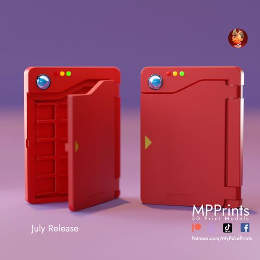 📦 Pokedex - functional box・ STL File for 3D printing・Cults