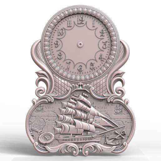 📁 3D Model STL File for CNC Router Laser & 3D Printer Clock 3・ 3D File ...