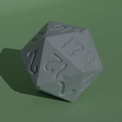 Free STL file D20 Rock Dice 🪨 ・3D print design to download・Cults