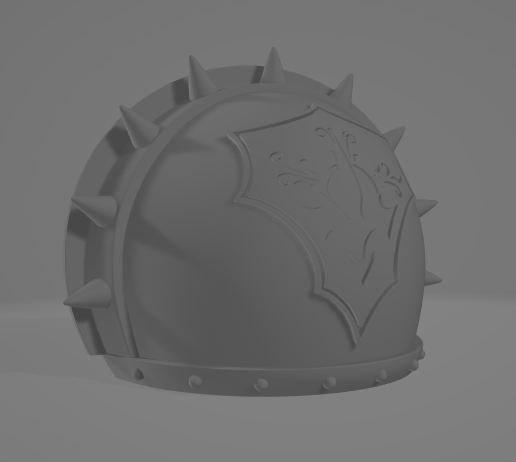 🎭 Shoulder Pauldron Armor for Cosplay・ STL File for 3D printing・Cults