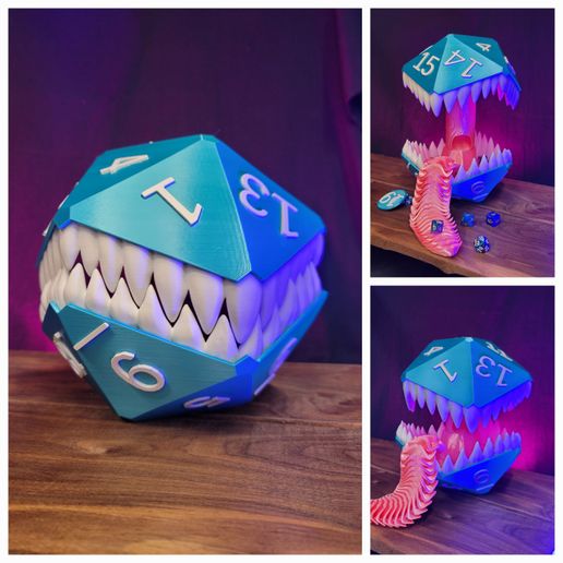 👹 Mimic Dice Tower・ STL File for 3D printing・Cults