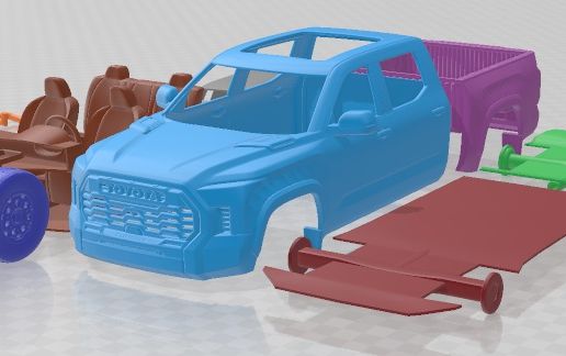 🚗 Toyota Tundra CrewMax TRD Pro 2022 Printable Car・ 3D File for 3D ...
