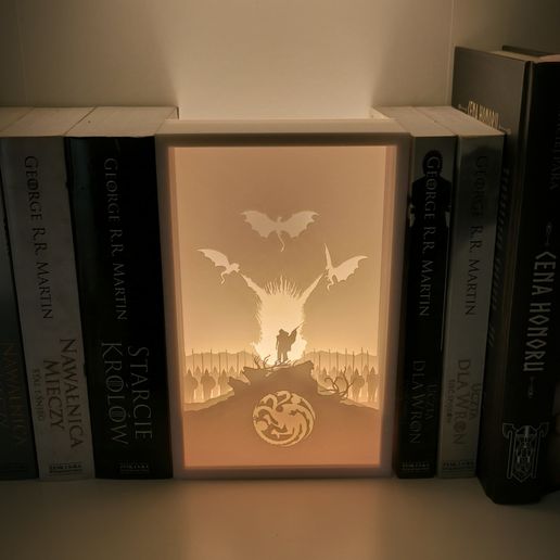 3MF file Game of Thrones shadow box light box 0.2 nozzle 📦 ・3D printing ...
