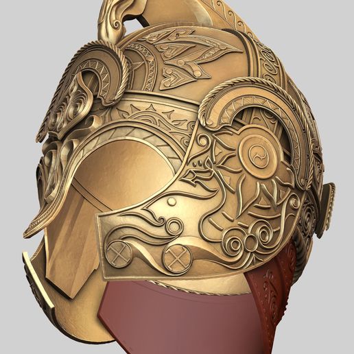 🤴 UPDATED - KING THEODEN'S ROYAL HELM - A CROWN OF ROHAN'S GLORY・ OBJ ...