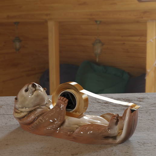 Free STL file OTTER BELT DISPENSER 🦦 ・3D print design to download・Cults