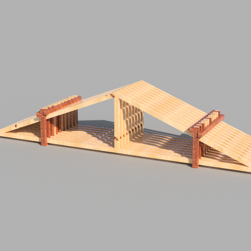 🪵 1/87 - HO Scale - Wood Beams Cargo Train・ STL File for 3D printing・Cults