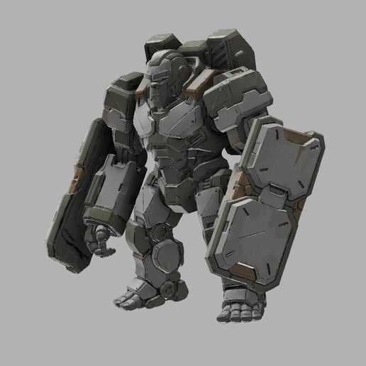 👹 BOULDER: Heavy Assault Mech / Stone Golem [Free STL]・Free STL File ...