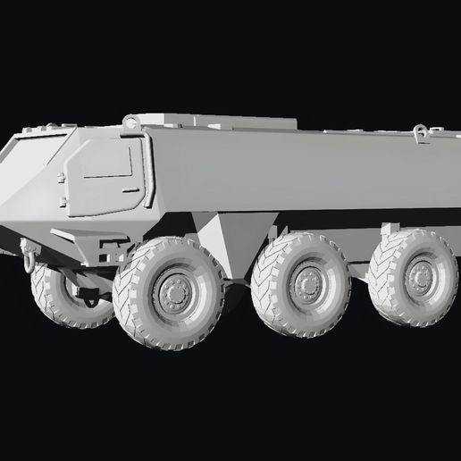 🦸 Patria 6x6 armored vehicle apc・Archivo STL para Impresión 3D・Cults