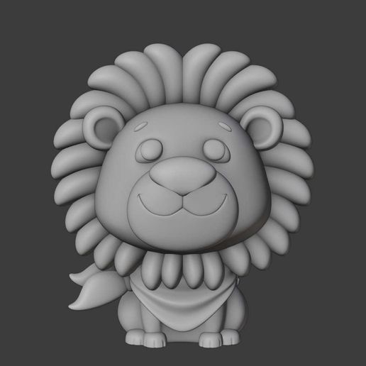 🦁 Lion・ STL File for 3D printing・Cults