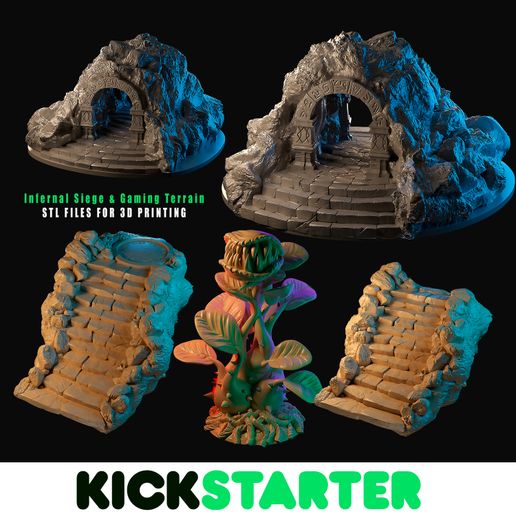 STL file Infernal Siege & Gaming Terrain STL 🦸 ・3D printing idea to ...