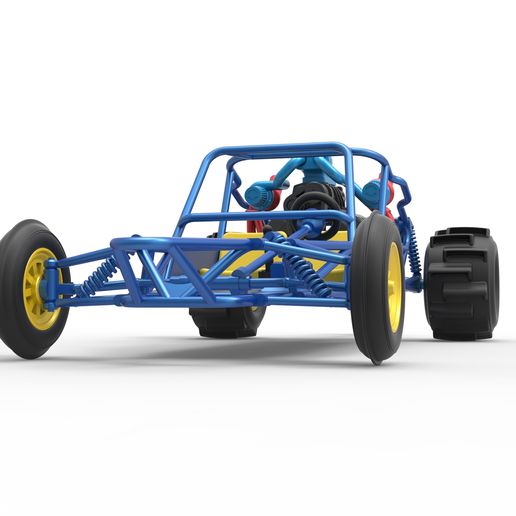 🏎️ Diecast Sand drag Rail buggy Scale 1:25・ 3D File for ・Cults