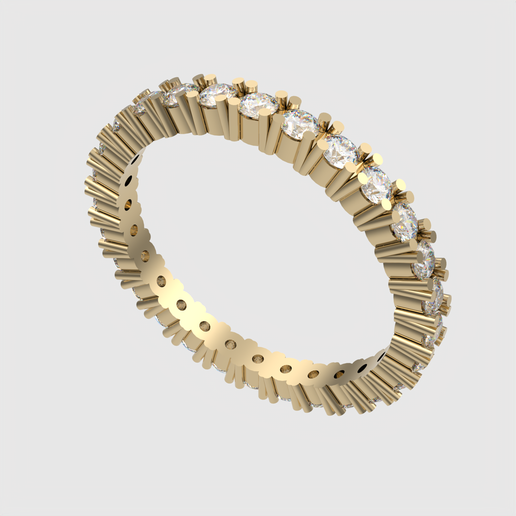 Archivo 3D Elegant Eternity Ring 3D print 💍 ・Modelo de impresión 3D ...