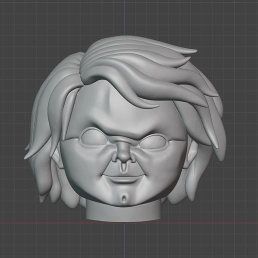 👾 Chucky head - 3D Model・Free STL File for 3D printing・Cults