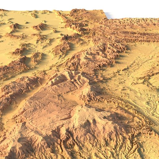 🗺️ Utah Topographic Map – 3D Model for 3D Printing & CNC Carving・ 3D ...