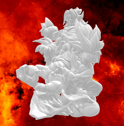 🎨 DBZ・Free STL File for 3D printing・Cults