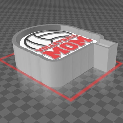 STL file Volleyball Mom Freshie Mold 🏐 ・3D printable model to download ...