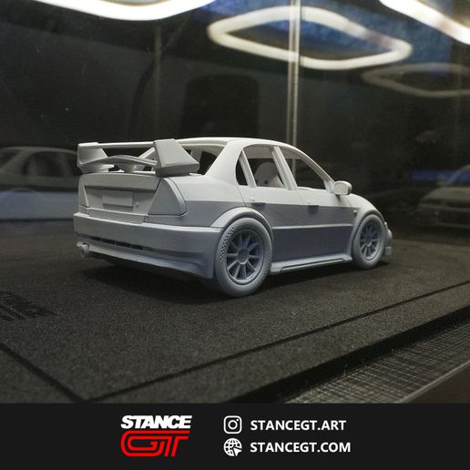 🚗 Lancer Evolution VI : Model Kit Car・ STL File for 3D printing・Cults