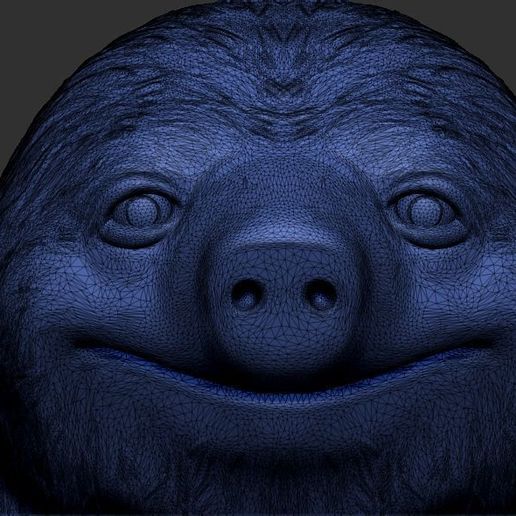 🦥 cartoon stylized Sloth 3d printable model・ 3D File for 3D printing・Cults