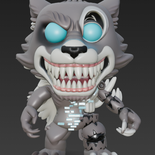 🐺 Twisted Wolf・ STL File for 3D printing・Cults