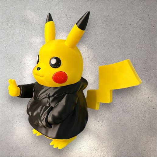 🐉 PIKACHU URBAN VIBES / MULTIPARTS / 3MF MULTICOLOR (2 expressions + 2 ...