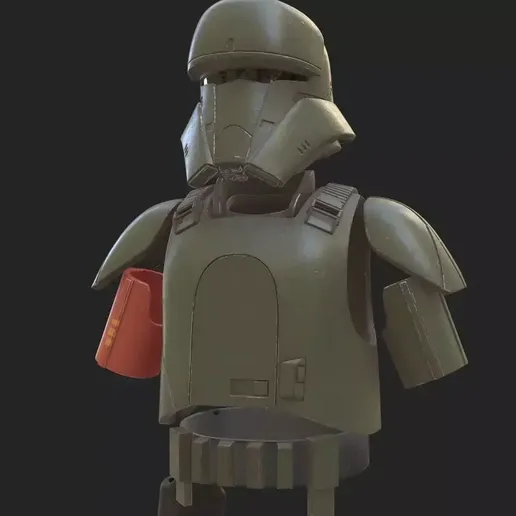 🫡 Transport Trooper One12 Scale Custom Armor STL Files 3D print model ...