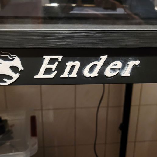 3D printable Creality Ender-3 Logo • made with Ender 3 S1・Cults