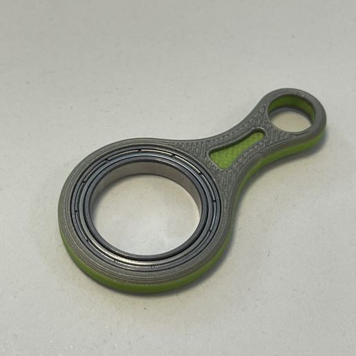 👌 Spinner Fidget Keychain Karambit style・ STL File for ・Cults