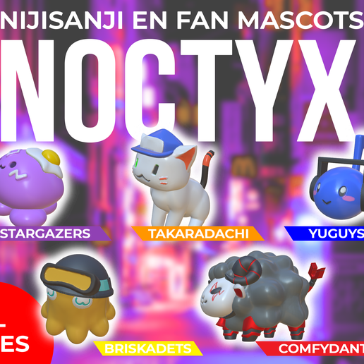 STL file Yuguys FIGURE | Yugo's fans MASCOT [NOCTYX] [NIJISANJI EN] 👾 ・3D print design to ...