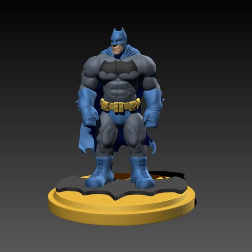 🦸 Stylized Batman Fanart・ STL File for 3D printing・Cults