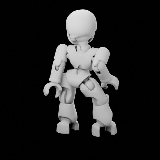 STL file 3D Printable Articulated Model - Fully Poseable Design 🦸 (OBJ ...