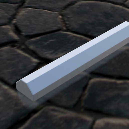 🎲 Fingerboard Street Curb・ STL File for ・Cults