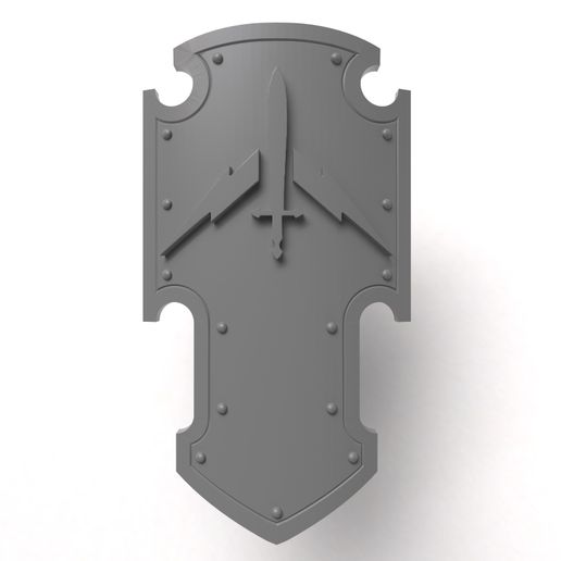 🛡️ Silver templars relic shield・Free STL File for 3D printing・Cults