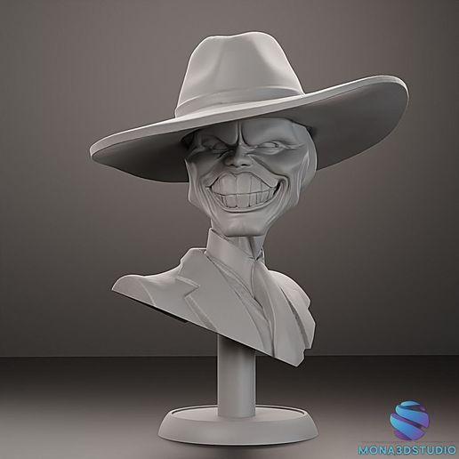 👤 The Mask Bust - Jim Carrey Fan Art - Presupported STL for 3D Printing ...