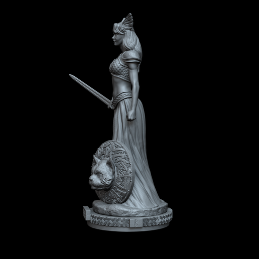 🧙‍♀️ Freya Goddess・ STL File for 3D printing・Cults