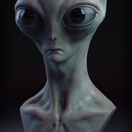 grey alien art