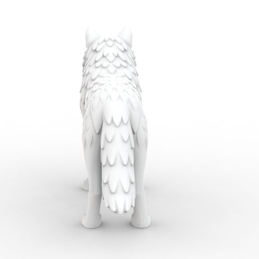 🐺 Wolf Sculpted 3D Printable 3D print model・ STL File for 3D printing・Cults