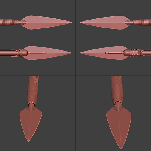 🎲 Grimdark Power Zulu Iklwa・ 3D File for 3D printing・Cults