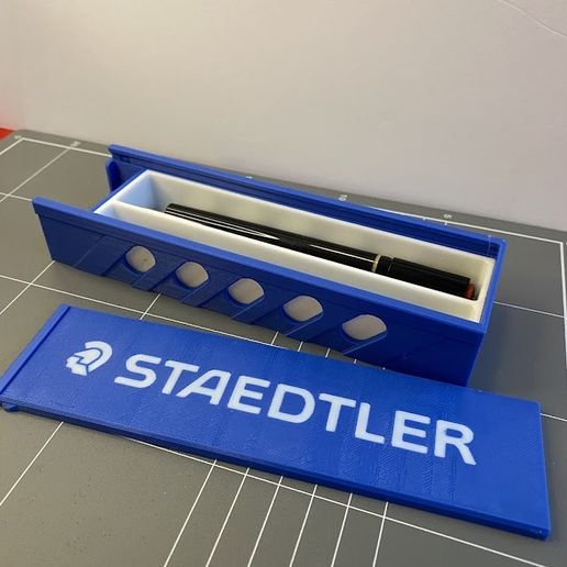 Free STL file Staedtler / Mechanical Pencil Case Box ️ ・3D print model ...