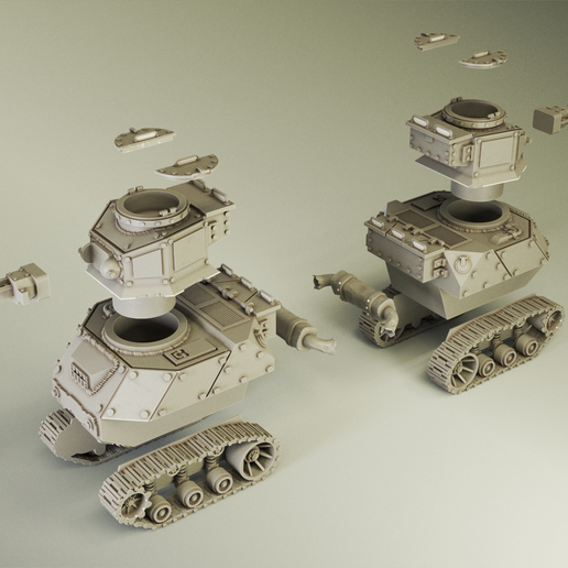 👺 WW2 American Grot Tanks・ 3D File for 3D printing・Cults