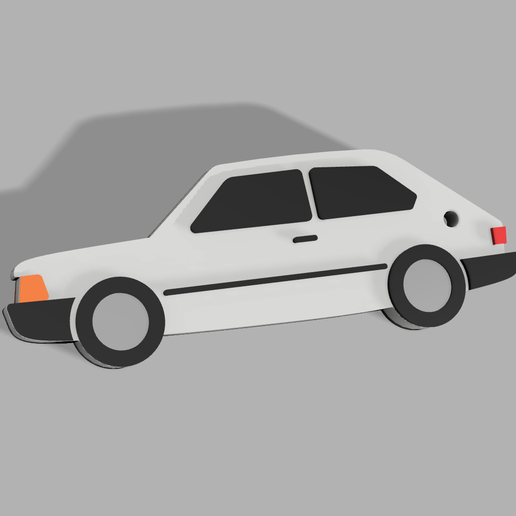 🔑 Key ring fiat 147 / spazio・ STL File for 3D printing・Cults