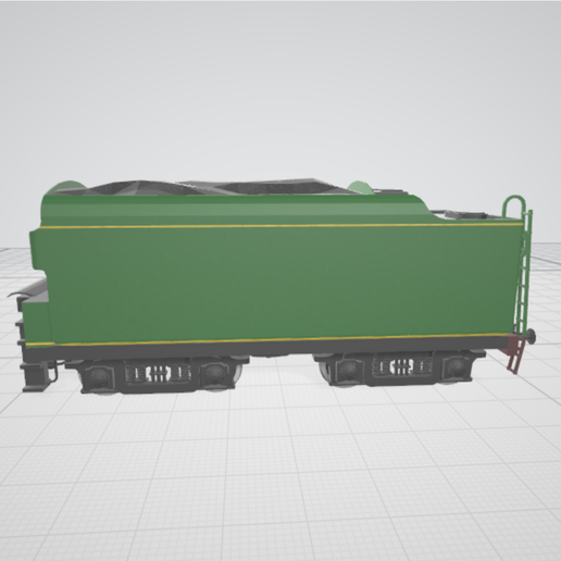 😤 Class 38 Steam Locomotive・ OBJ File for 3D printing・Cults