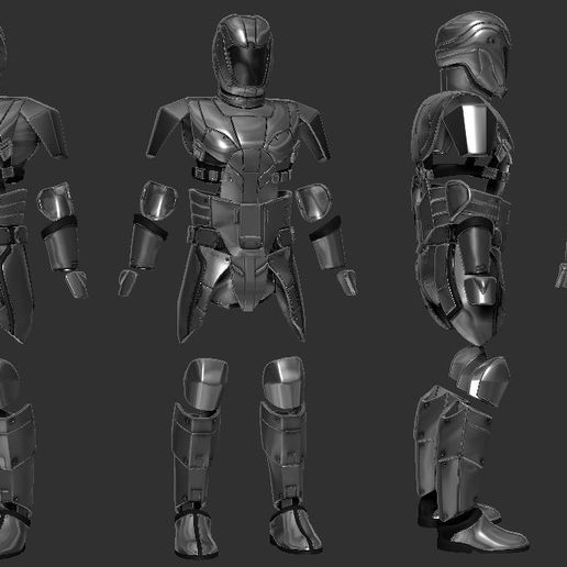👾 Sith Trooper KOTOR Full Size Props Armor STL Files 3D print model ...