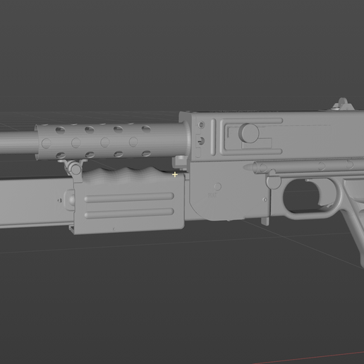 STL file French MAT-49 submachine gun 🔫 ・3D printable design to ...